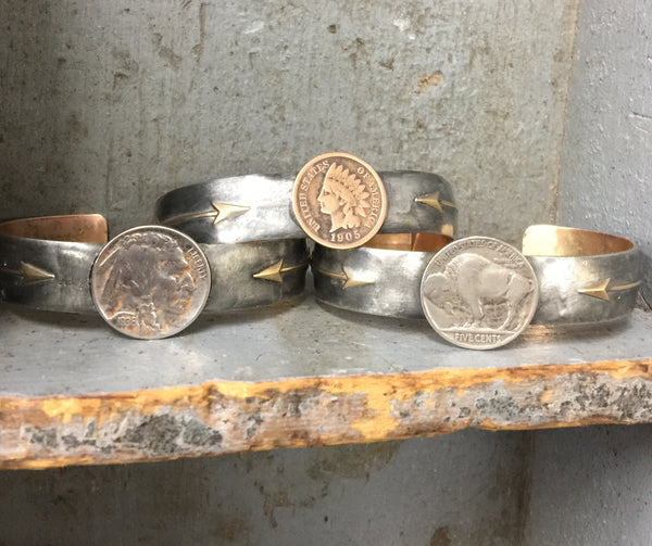 Vintage Coin Cuffs – Rustic Attitude